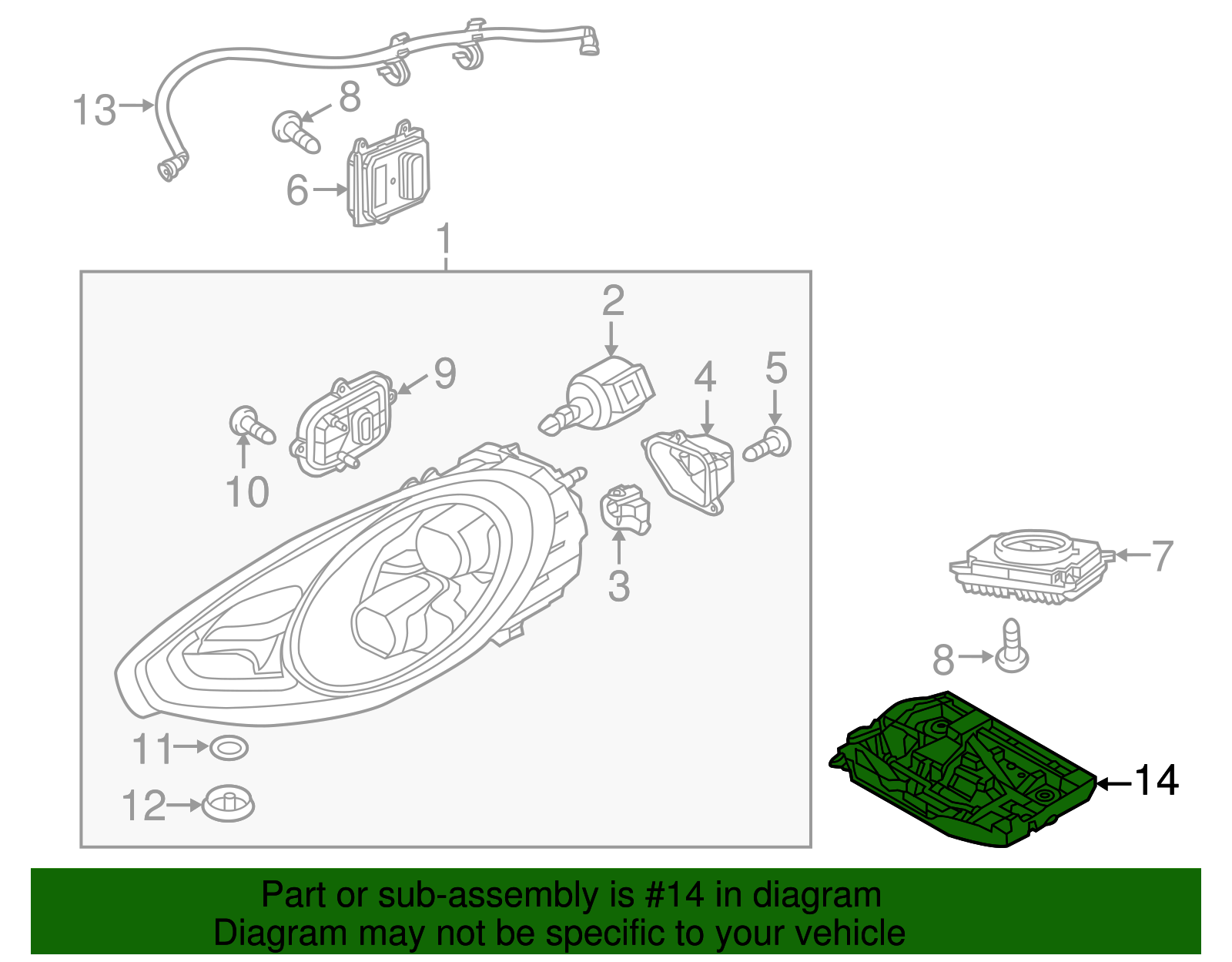 970-631-076-51 - Mount Bracket 2014-2016 Porsche Panamera | AutoNation Parts