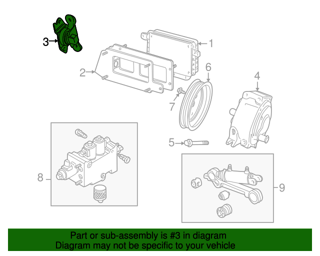 2003-2021 Land Rover Suspension Yaw Sensor LR084258 | AutoNationParts.com