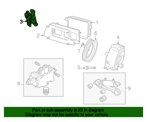 LR084258 - Lateral Accelerometer Sensor - 2003-2019 Land-Rover | Land ...
