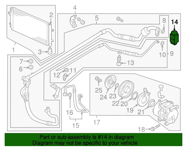 2012-2017 Hyundai Expansion Valve 97604-1G001 | OEM Parts Online