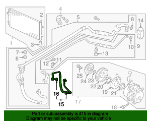 2012-2017 Hyundai Discharge Hose 97762-1R000 | QuirkParts