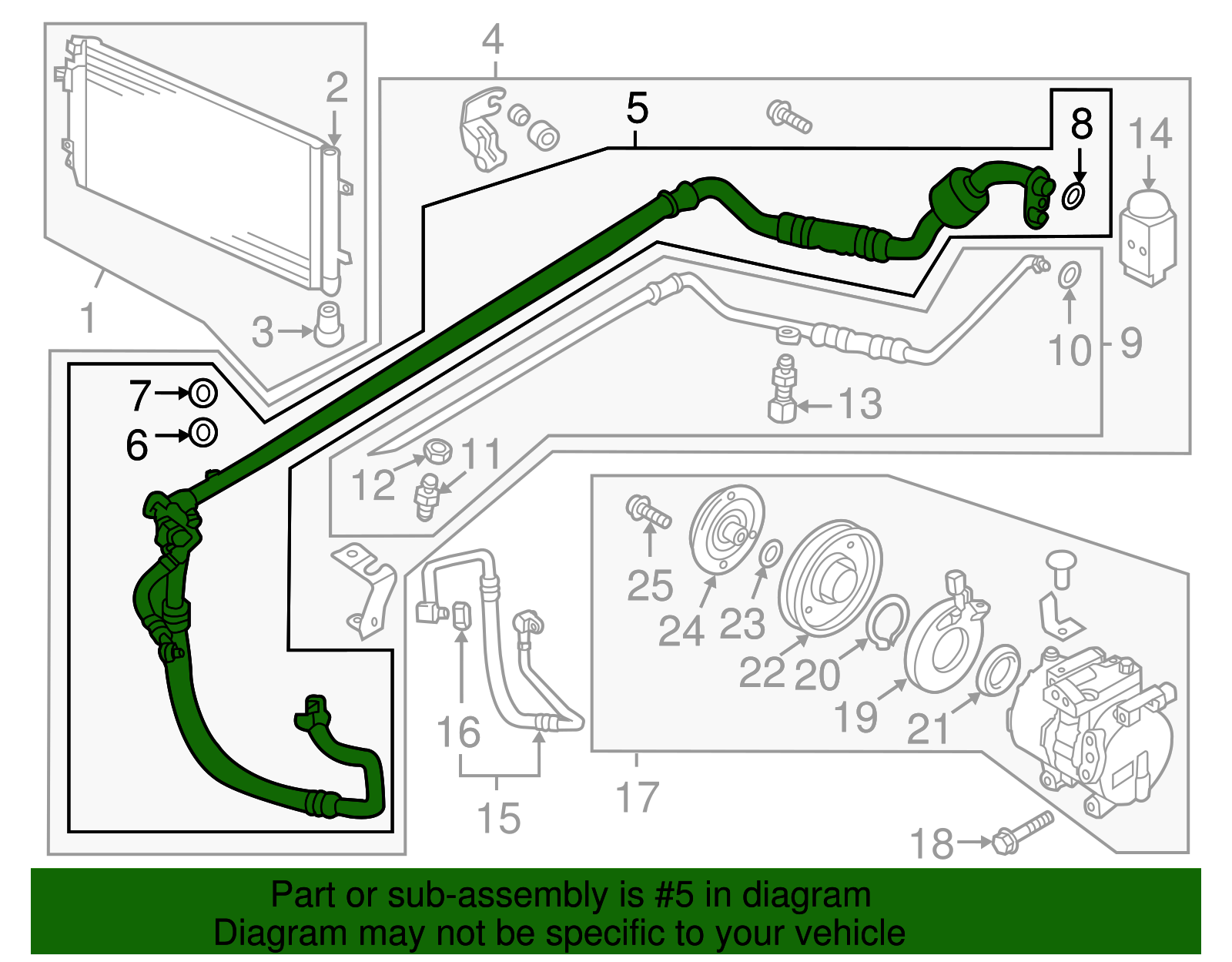 2012-2017 Hyundai Suction Hose 97763-1R000 | OEM Parts Online