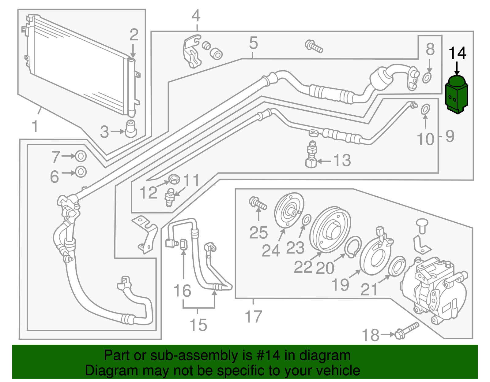 2012-2017 Hyundai Expansion Valve 97604-1G001 | OEM Parts Online