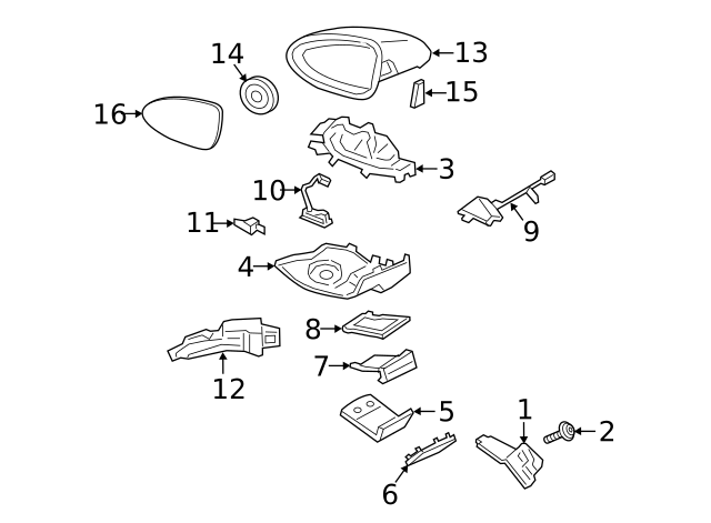 2017-2023 Porsche Panamera Lower Housing 971-857-186-H-041 | Porsche Marin