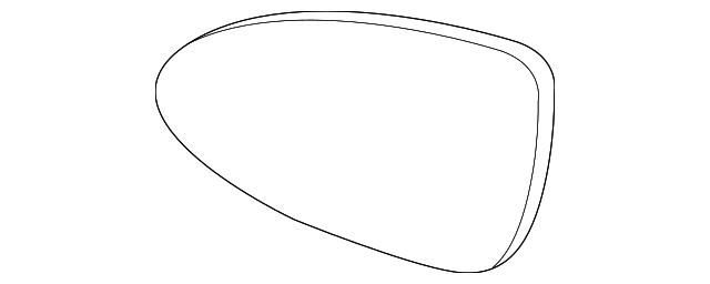 2017-2024 Porsche Panamera Mirror Glass 971-857-522-D | Gaudin Porsche ...