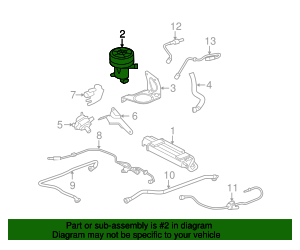 2000-2019 Jaguar Secondary Air Injection Pump XR850044 | OEM Parts Online