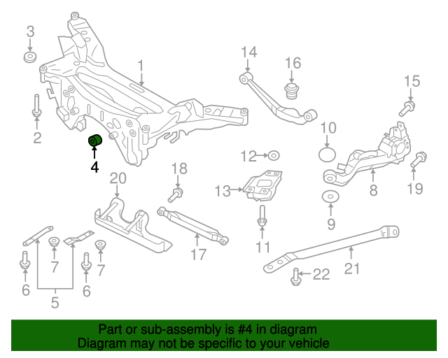 2008-2022 Nissan Suspension Cross-Member Adjust Cam 55227-50Y0A | Team ...