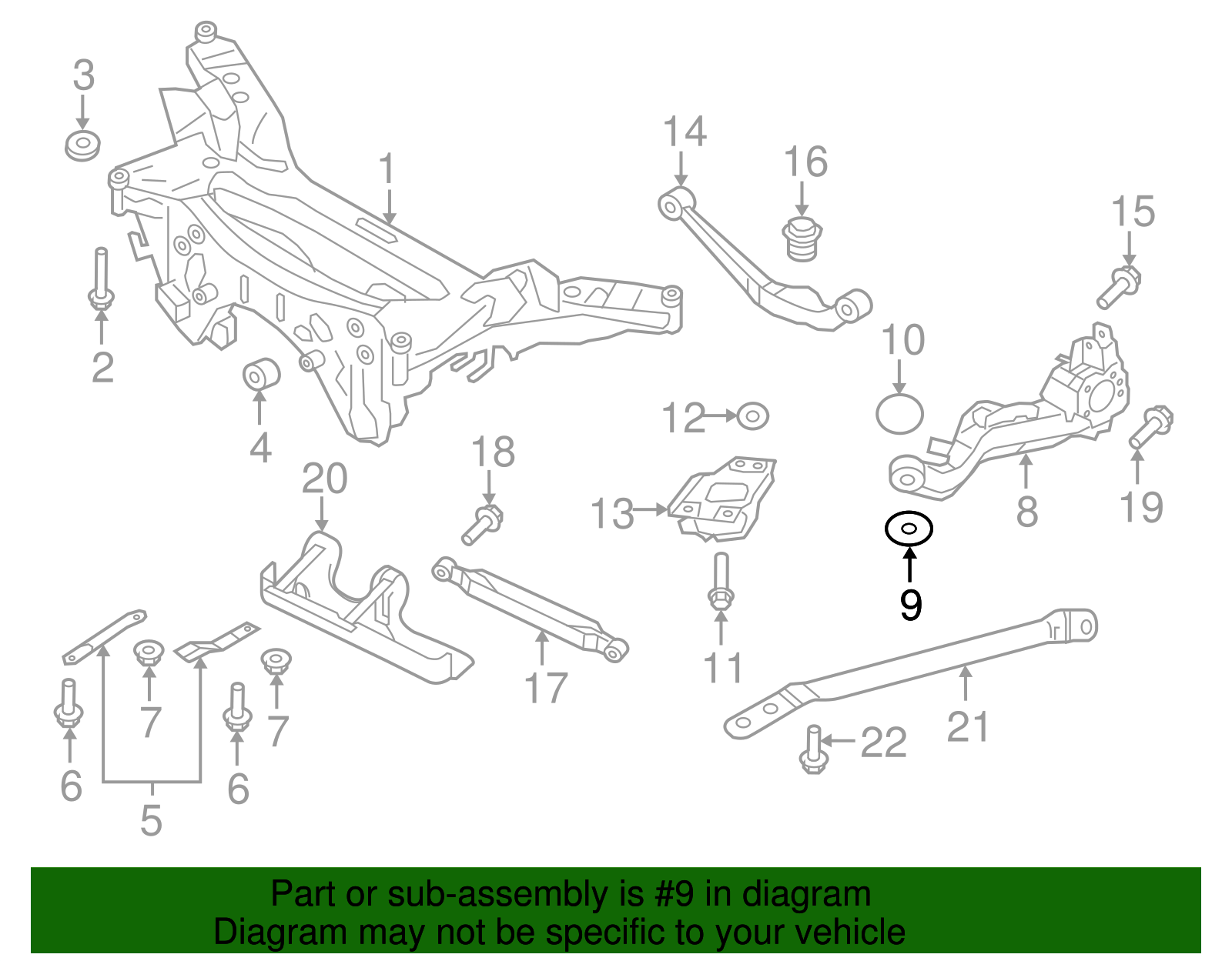 2014-2020 Nissan Rogue Knuckle Stopper 55044-4BA0B | Nissan RVA