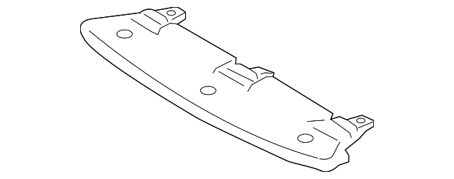Toyota OEM Bumper Splash Shield Bracket (Front, Lower) Part# SU003 ...