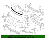 SU003-01534 - Bumper Seal (Front) 2013-2020 Toyota | Longo Toyota Parts