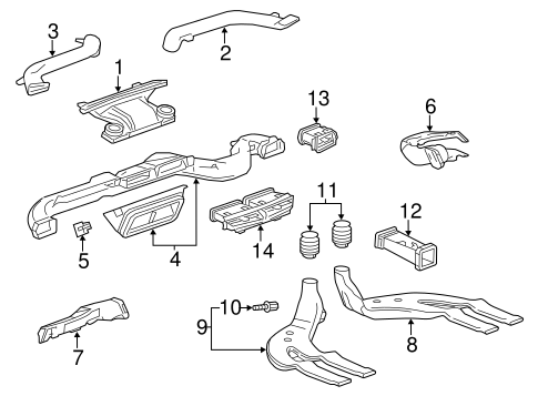 Automatic Temperature Controls for 2013 Cadillac XTS | GM Parts Center
