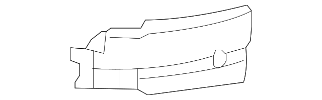 2007-2013 GM Passenger Side Front Bumper Impact Bar Extension 22737639 ...