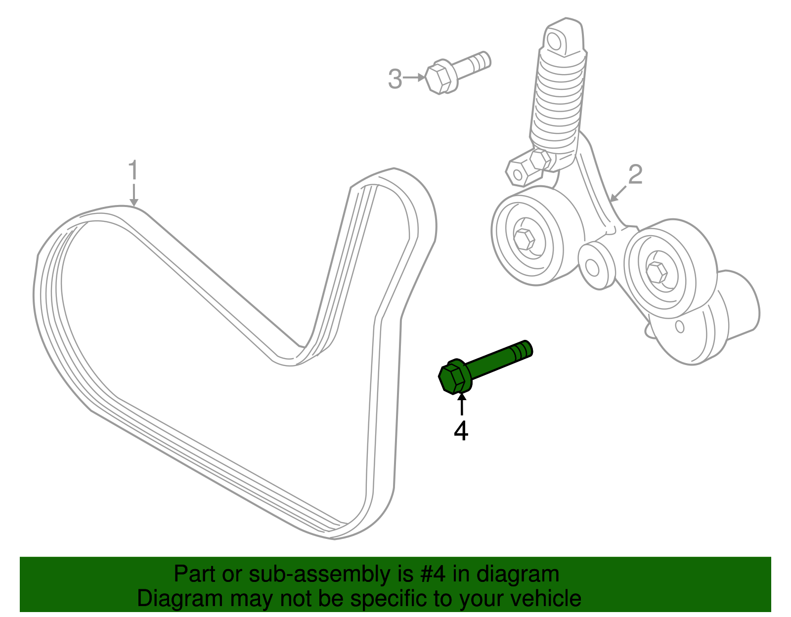 GM Parts | Genuine Multi-Purpose Bolt Part# 11588748 | GM Parts Store