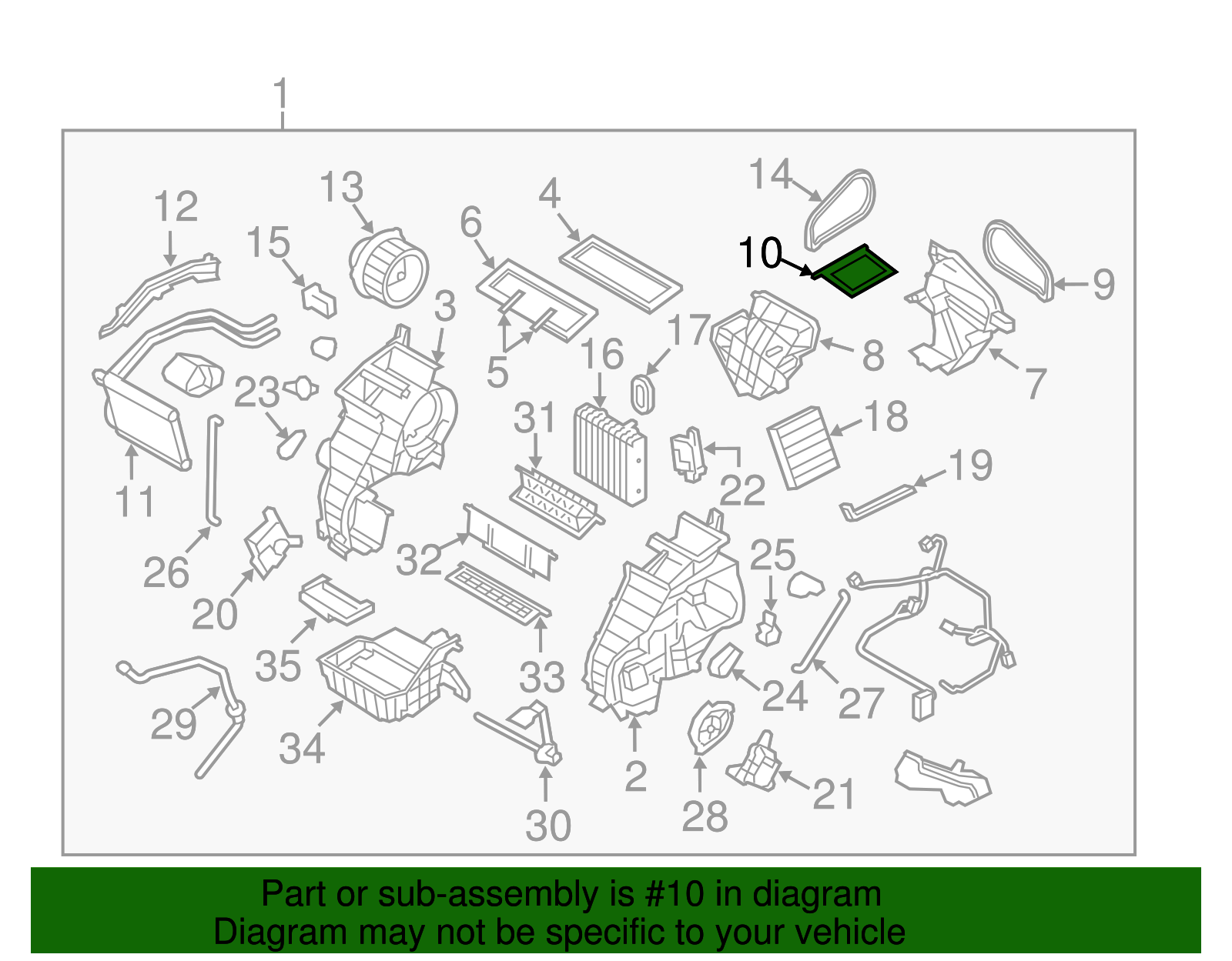 2010-2013 Kia Soul Inlet Vent 97122-2K000 | Retail Performance Auto Parts