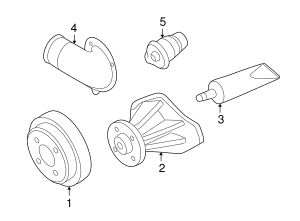 1998-2004 Nissan Thermostat Housing 13049-F4001 | Nissan Parts ...