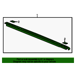 2003-2014 GMC Truck Bed Molding 17802474 GM | GMPartsDirect.com