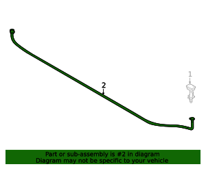 537123459 - Washer Hose 2020-2023 Land Rover | Land Rover Richfield Parts
