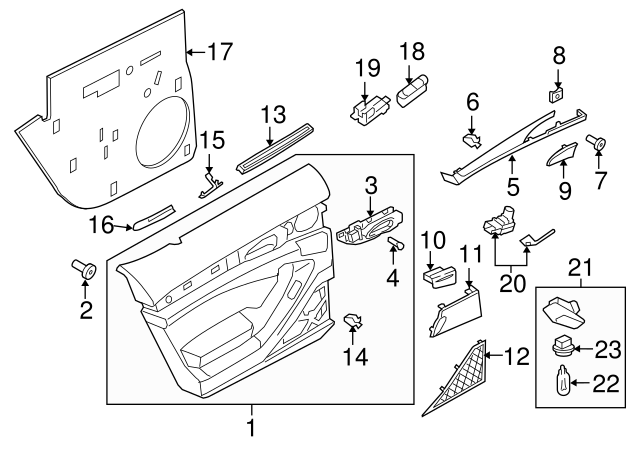 2012-2016 Porsche Panamera Trim Molding 970-555-984-01-OA1 | Sunset ...