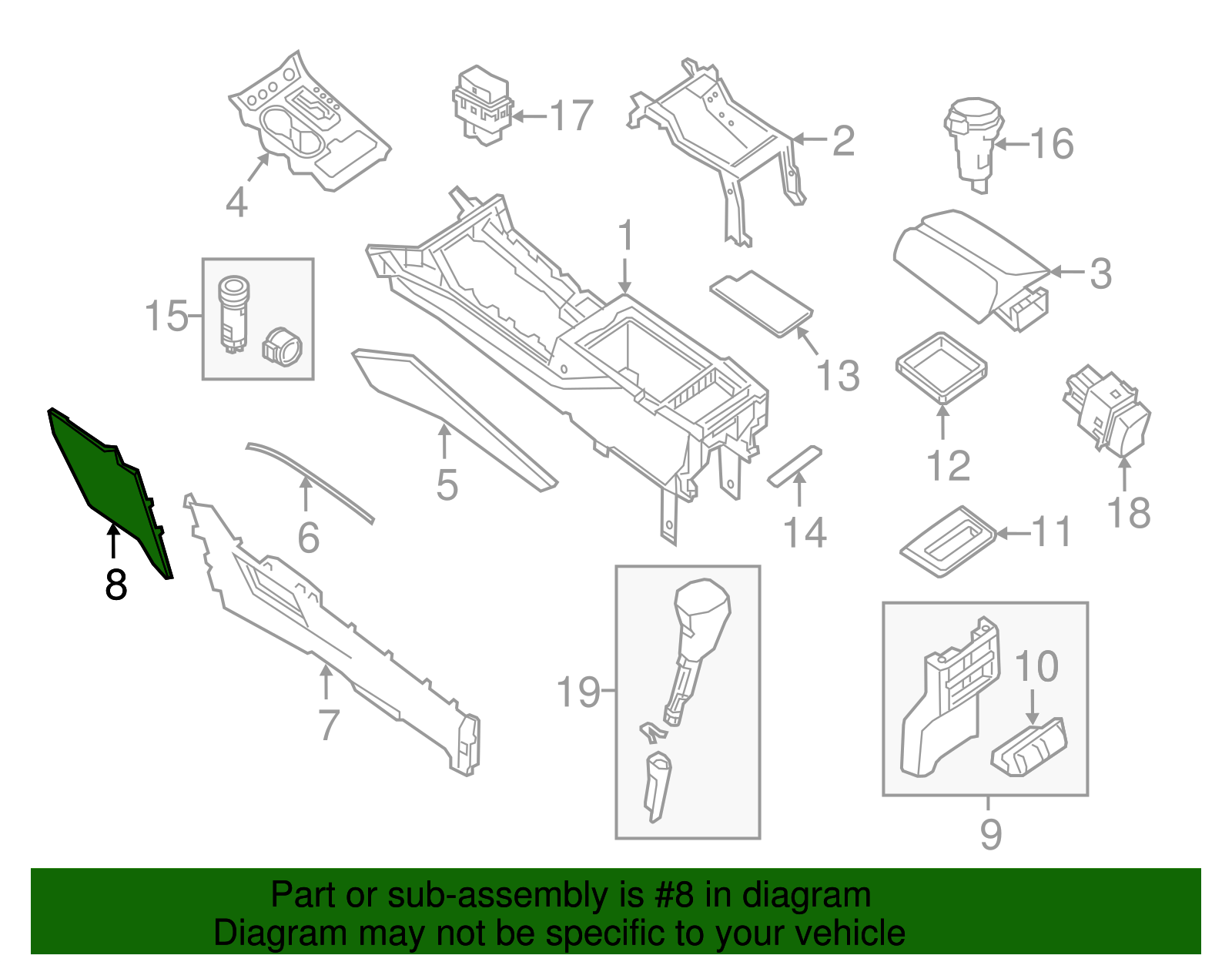 2015-2024 Nissan Murano Front Cover 68920-5AA0A | Nissan Parts Central