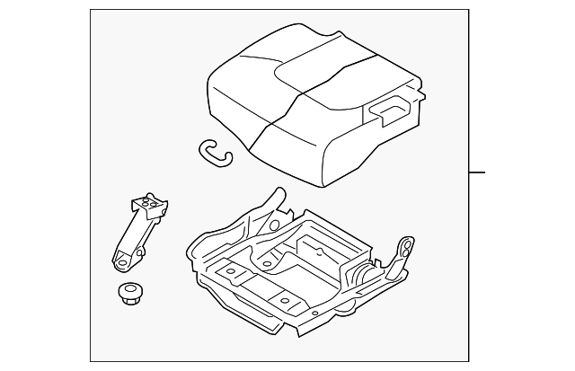 89300-6JL1A - Cushion Assembly - 2021-2022 Nissan Armada | Nissan OEM ...