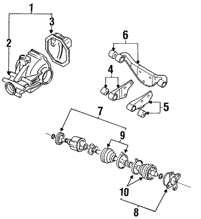 1994-1999 Mitsubishi 3000GT Differential Case MR124420 | Auto Parts