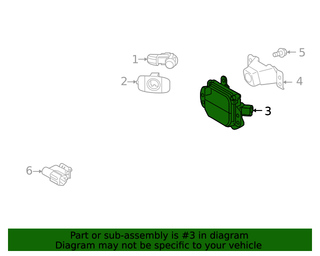 2022 Toyota Cruise Control Distance Sensor 88210-0R020 | AutoNation Parts