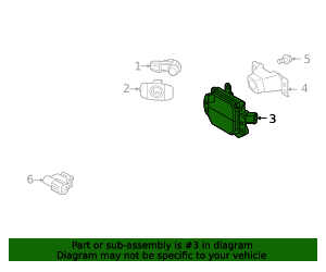 Genuine Toyota Distance Sensor part# 88210-0R020 for 2022 Toyota ...