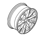 36118071996 - 2019-2024 BMW Wheel, Alloy (36-11-8-071-996) | BMW of ...