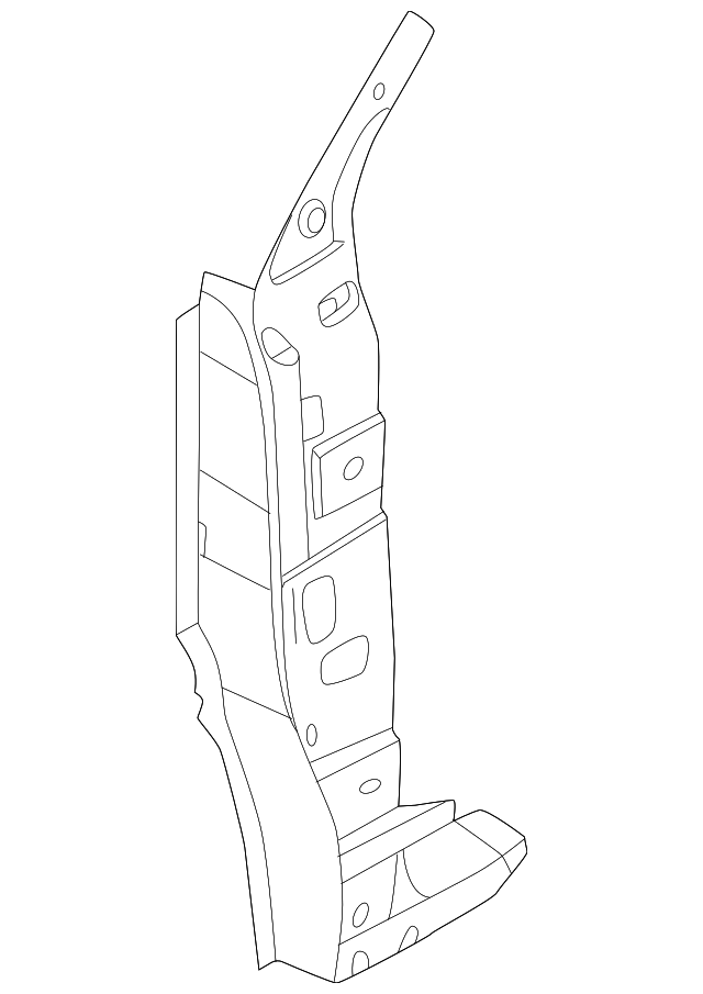 2021-2024 Nissan Rogue Hinge Pillar Reinforced G6271-6RRMA | My Nissan Part