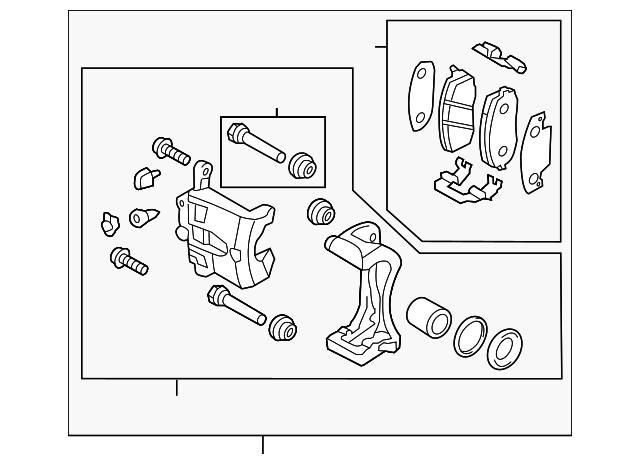2014-2017 Hyundai Accent Caliper Assembly 58110-1R100 | HyundaiParts.Online