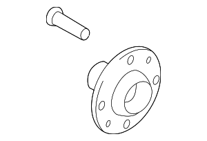 Genuine Front Hub for 2012-2017 Hyundai Accent | Part# 51750-1J000 ...