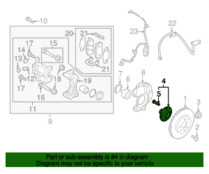 2012-2017 Hyundai Accent Front Hub 51750-1J000 | OEM Parts Online