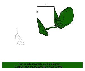 88986367 - OEM GM MIRROR KIT GMPartsCenter.net | GM Parts Center