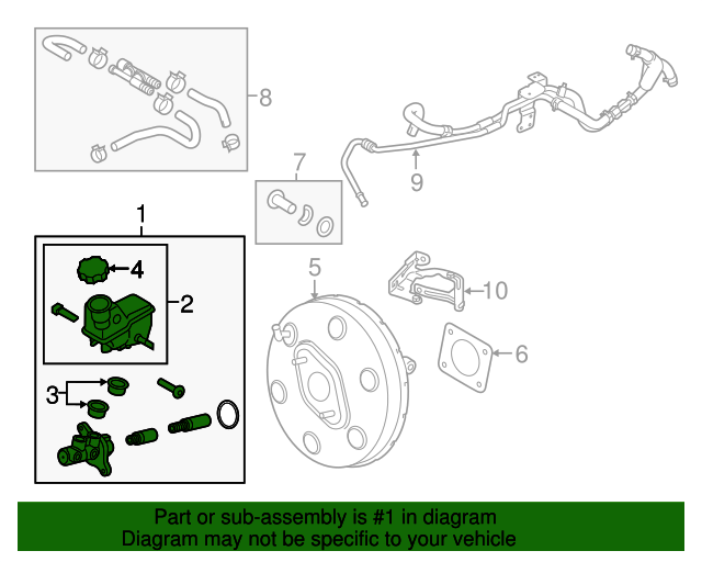 2015-2019 Hyundai Sonata Master Cylinder 58510-C1200 | OEM Parts Online