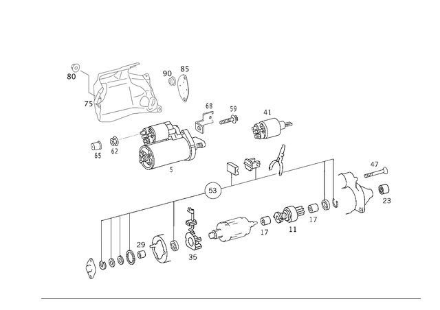 001-152-28-10 - Solenoid Switch 1994-2016 Mercedes-Benz | Mercedes-Benz ...