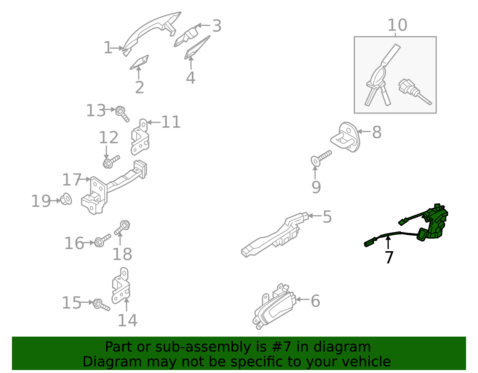 81310-L2510 - Latch Assembly 2025 Kia K5 | Kia.Parts