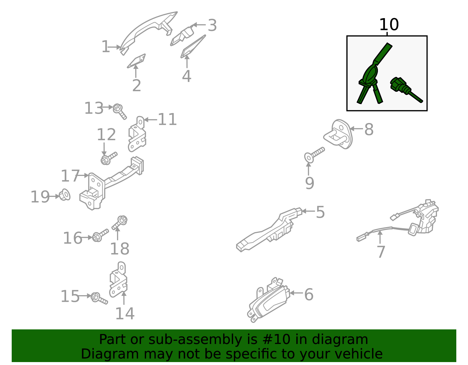 81905-L3000 - Lock Cylinder 2021-2024 Kia K5 | Kia.Parts Store