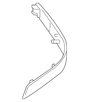 2011-2012 Mercedes-Benz R 350 Reflector 251-820-02-74-64 | MB OEM Parts