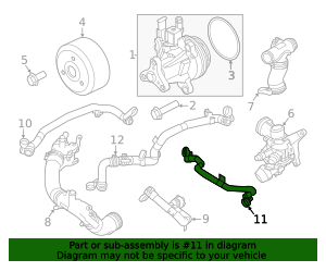 2019-2022 Land Rover Hose LR121415 | OEM Parts Online