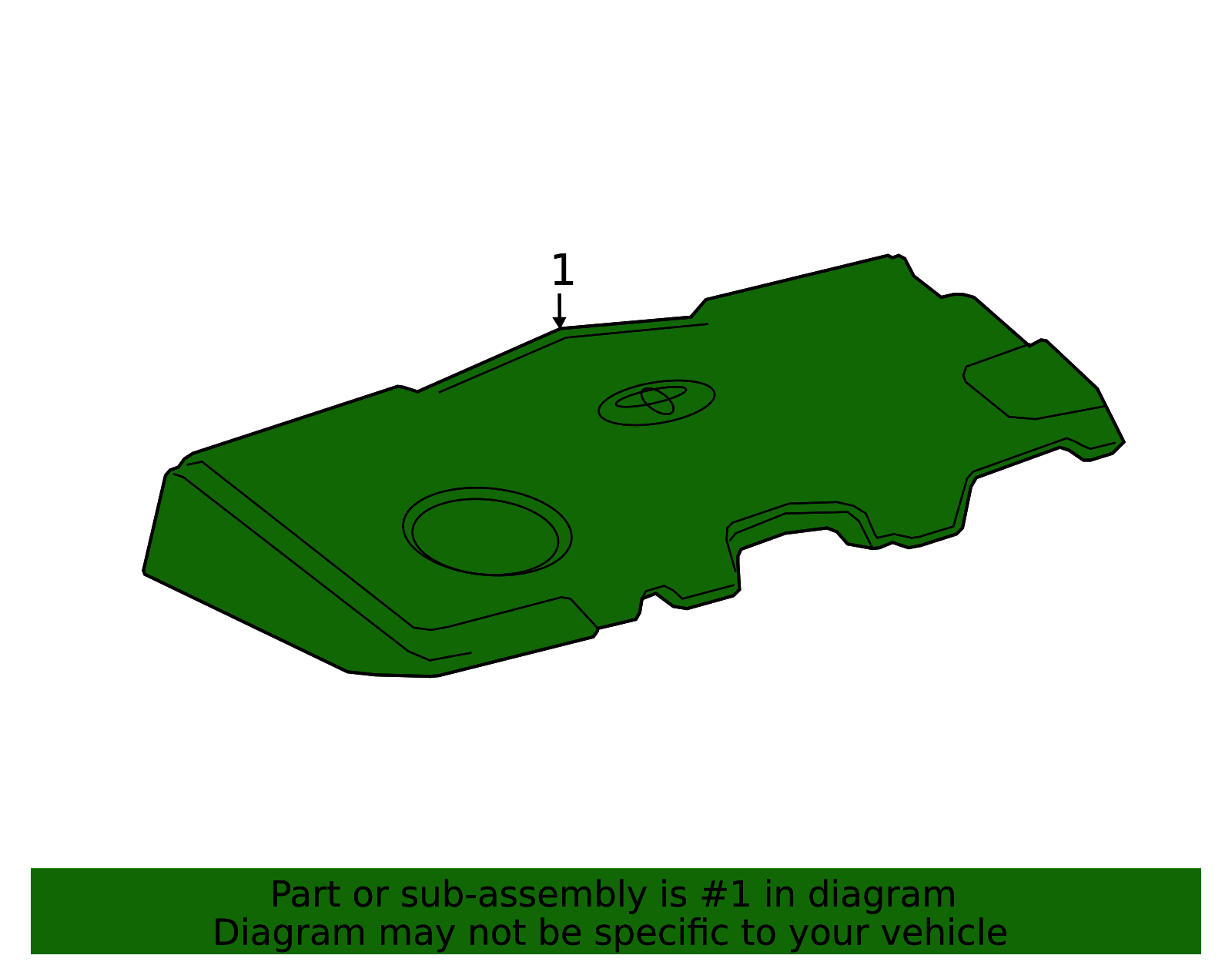 2019-2024 Toyota Engine Cover 12601-F0040 | OEM Parts Online