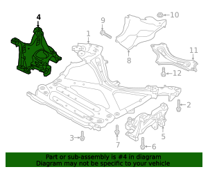 80A-399-296-R - Side Mount Bracket 2018-2023 Audi | Audi OEM Parts