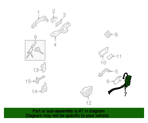 2011-2015 Kia Sorento Lock Actuator 81310-2P000 | Retail Performance ...