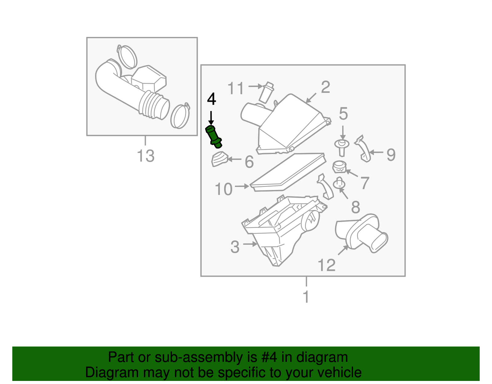 2004-2024 Nissan Air Cleaner Body Bolt 16516-EC00A | Sullivan Brothers ...