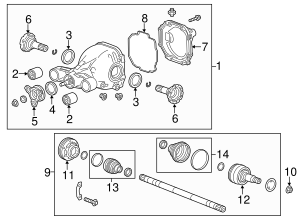 22772331 - Automatic Transmission Differential Carrier Gasket 2013-2019 ...