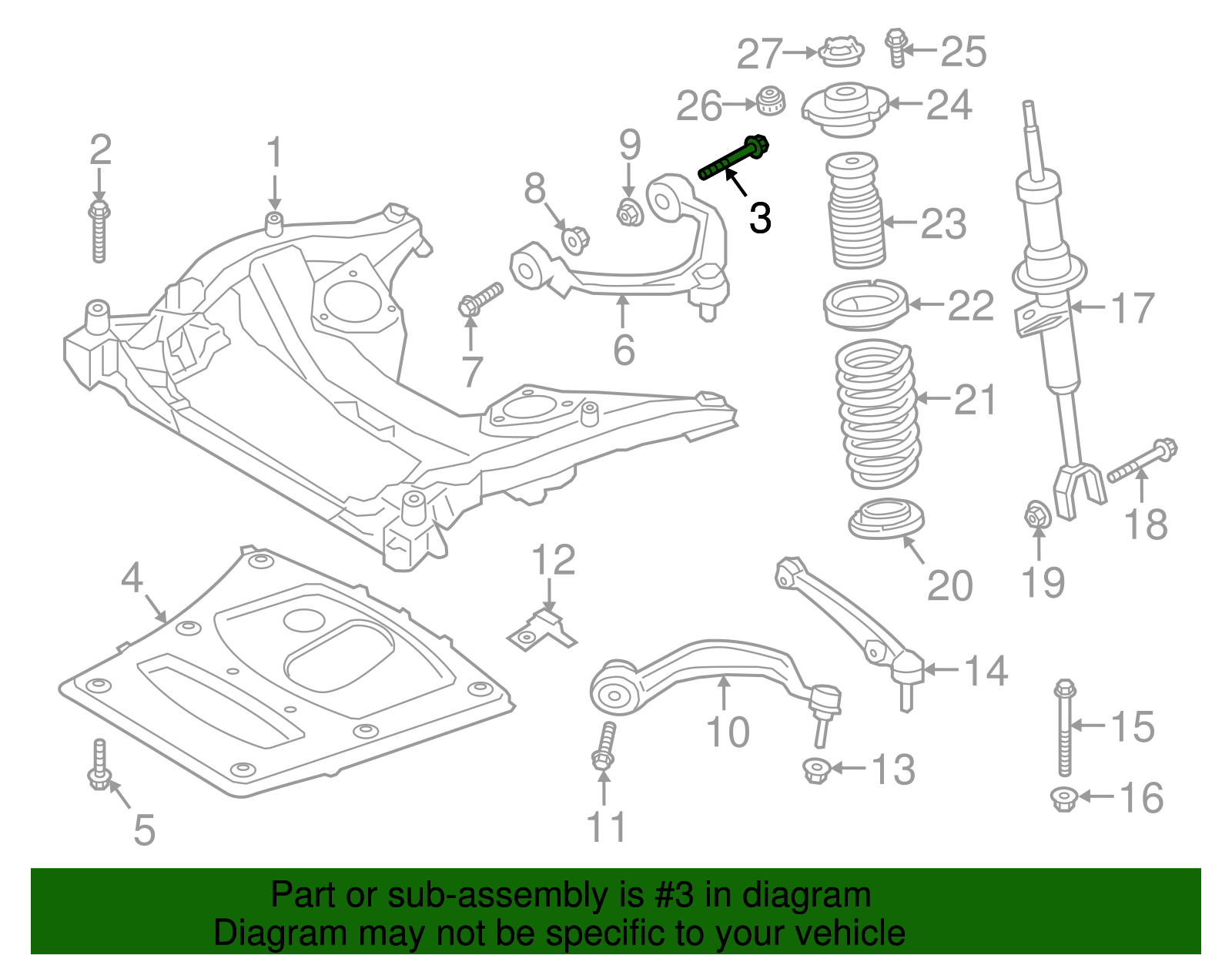 Genuine BMW 31-10-6-760-222 | Engine Cradle Rear Bolt | FREE Shipping ...
