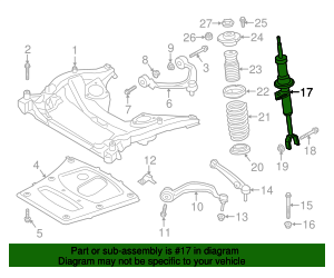 37-11-6-796-855 - Strut - 2011-2016 BMW | Buy BMW Parts Now