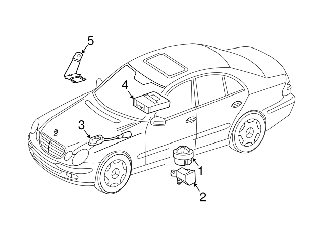 2000-2018 Mercedes-Benz Control Module 211-820-91-26 | OEM Vehicle Parts