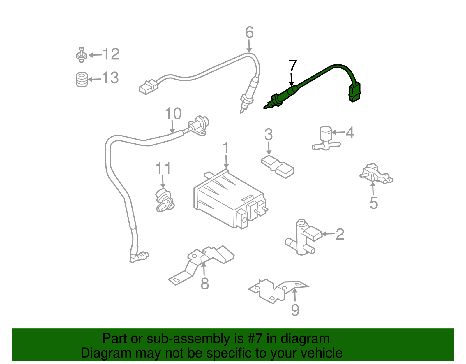 2003-2007 Nissan 350Z Oxygen Sensor 226A0-AM601 | Scott Evans Nissan Parts
