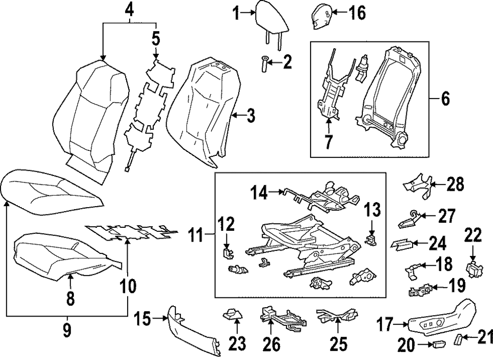 2022-2024 Toyota Corolla Cross 2022-2024 Toyota Corolla Cross - Seat ...