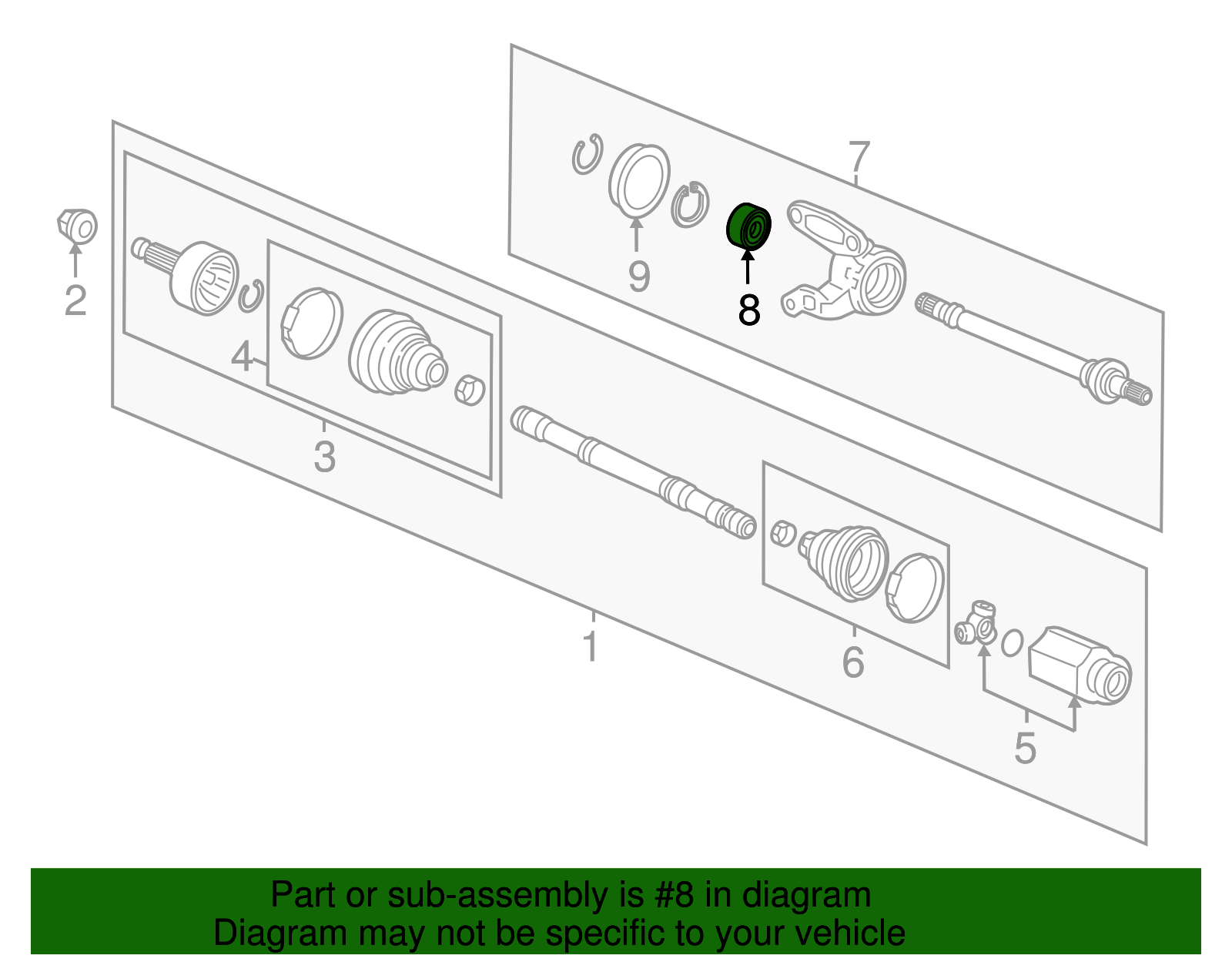 1990-2025 Honda Bearing 91057-SH3-008 | OEM Parts Online